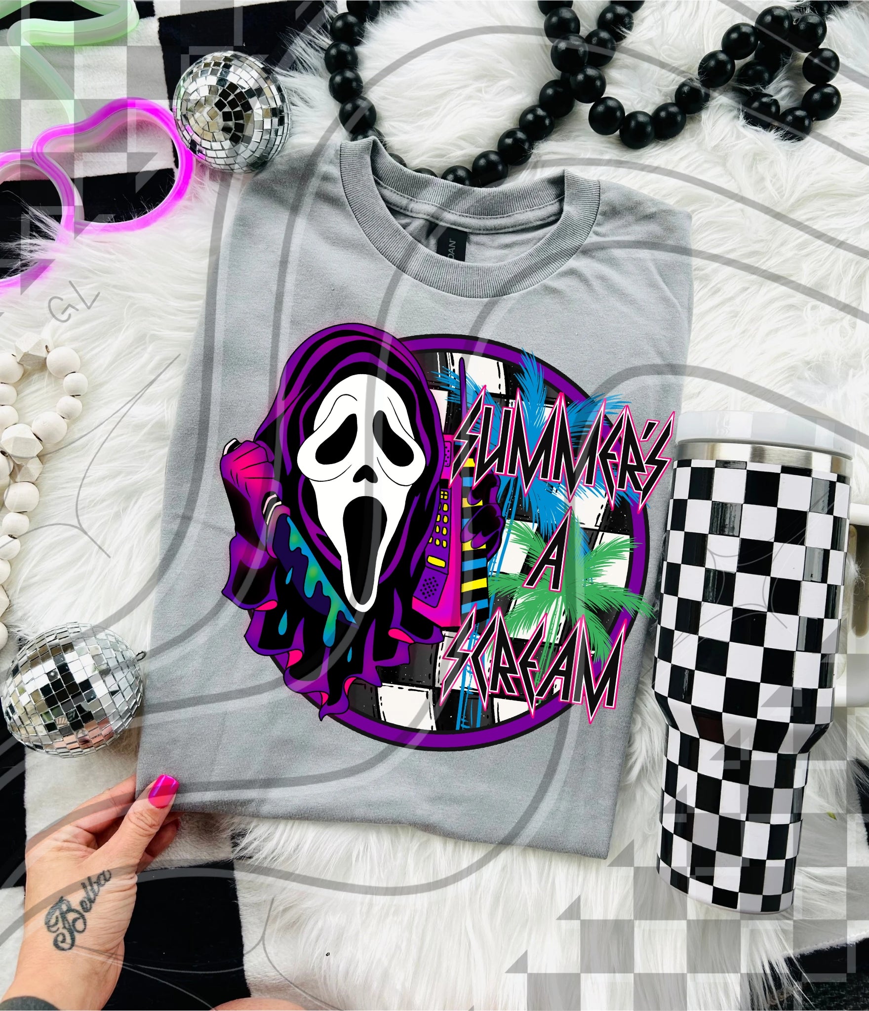 Summer's a Scream-DTF TRANSFER (Spooky Summer Collab) – WickedRebelSouls