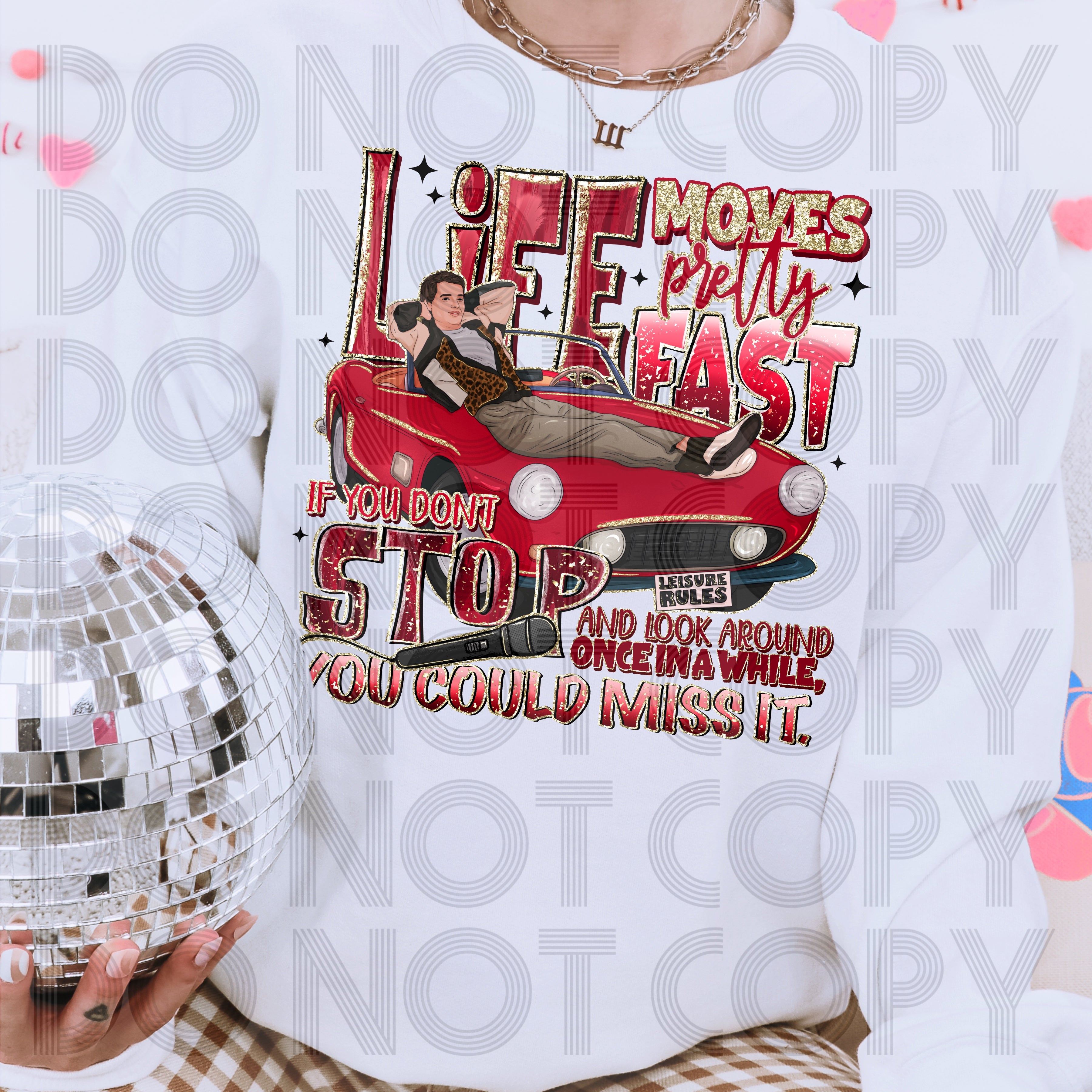 Life moves pretty fast - DTF TRANSFER (Back in the day Collab ... Life moves pretty fast - DTF TRANSFER (Back in the day Collab ...