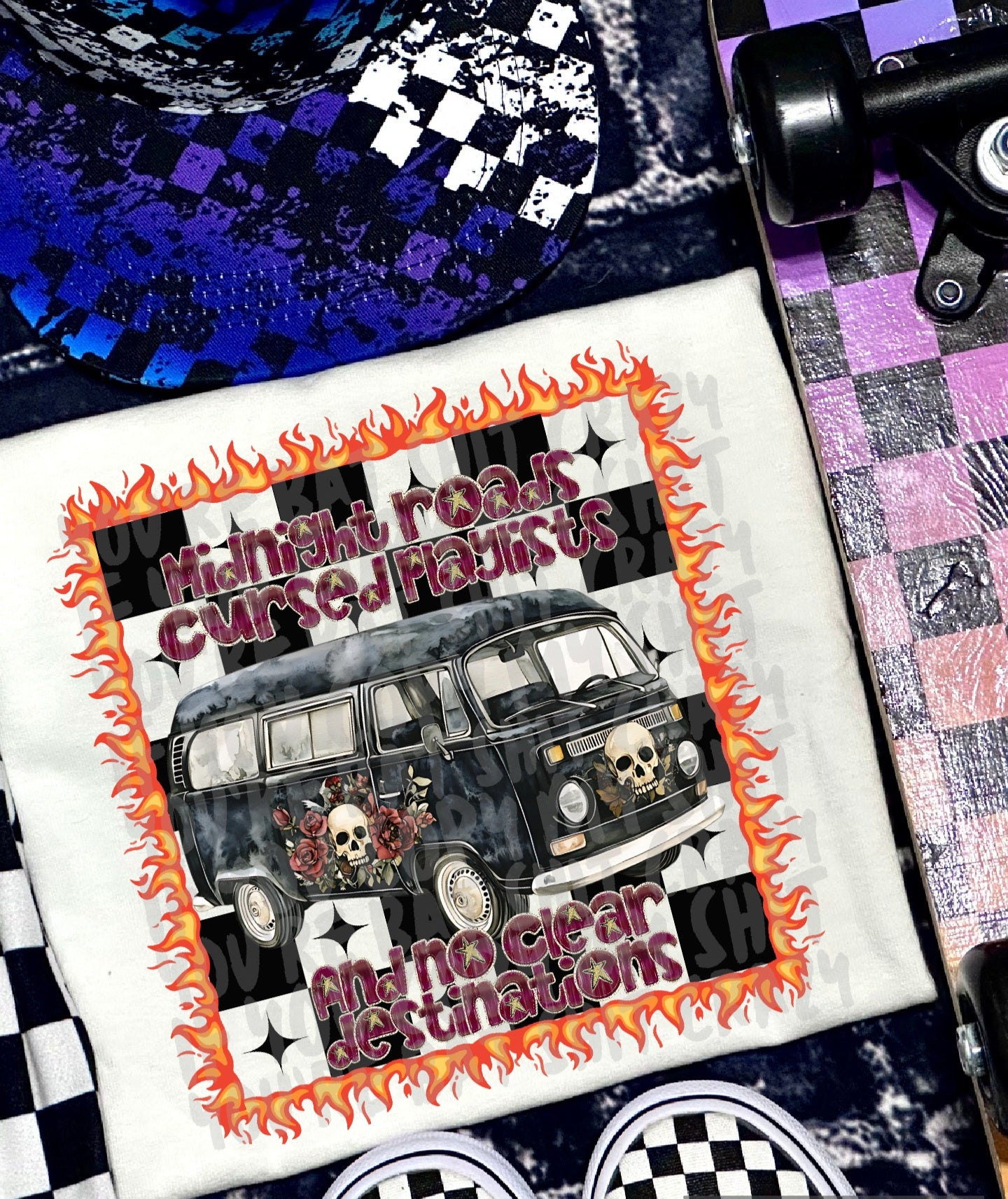 Midnight roads- DTF TRANSFER (Spooky Summer Collab) – WickedRebelSouls