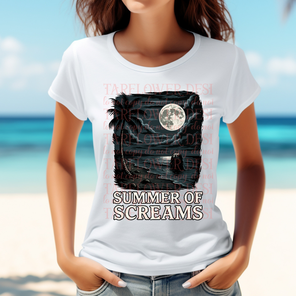 Summer of Screams- DTF TRANSFER (Spooky Summer Collab) – WickedRebelSouls