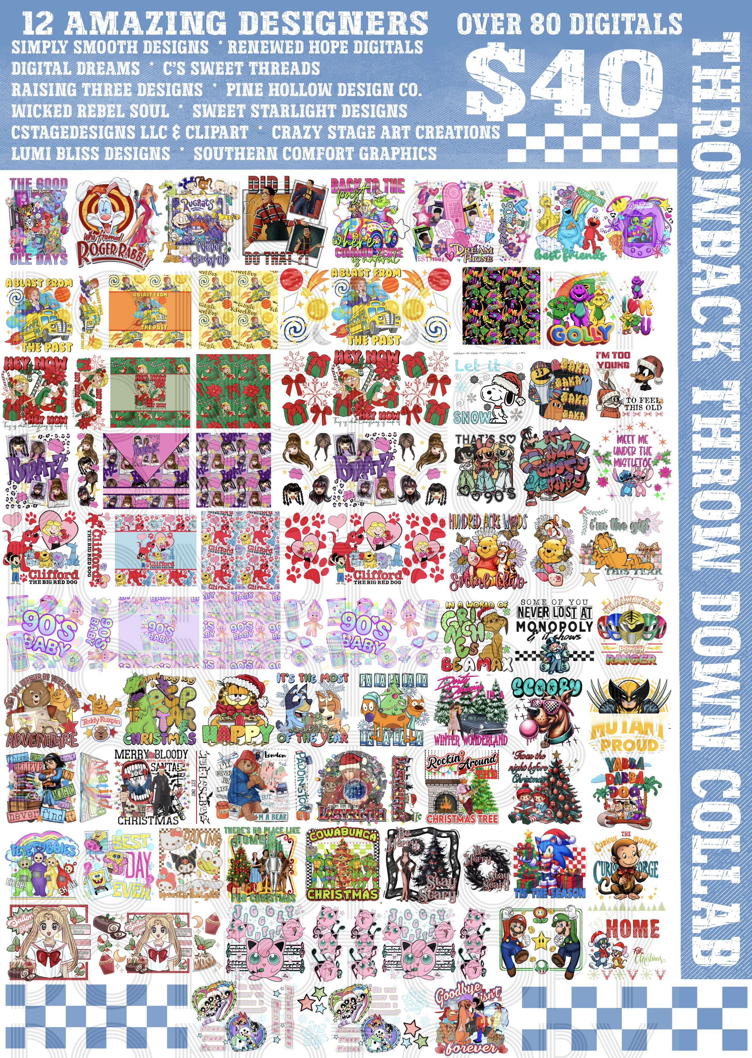 Throwback Throwdown digital design collab – WickedRebelSouls