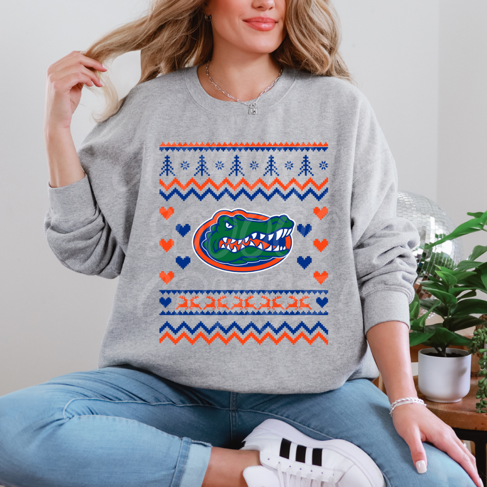 Florida Gators - DTF TRANSFER (ugly xmas sweater mascot football ...