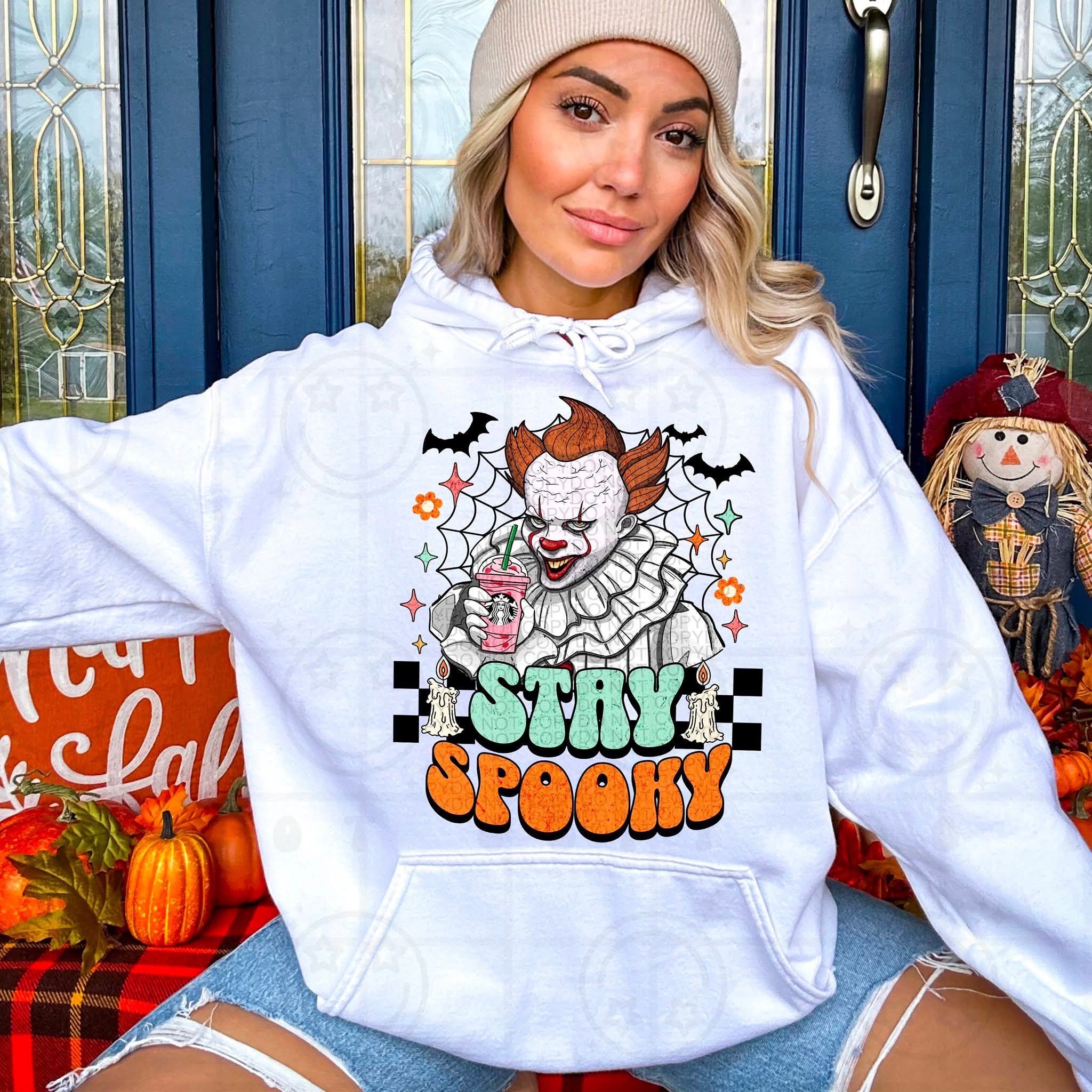 Stay Spooky clown - (Scenes of Fall Collab) – WickedRebelSouls