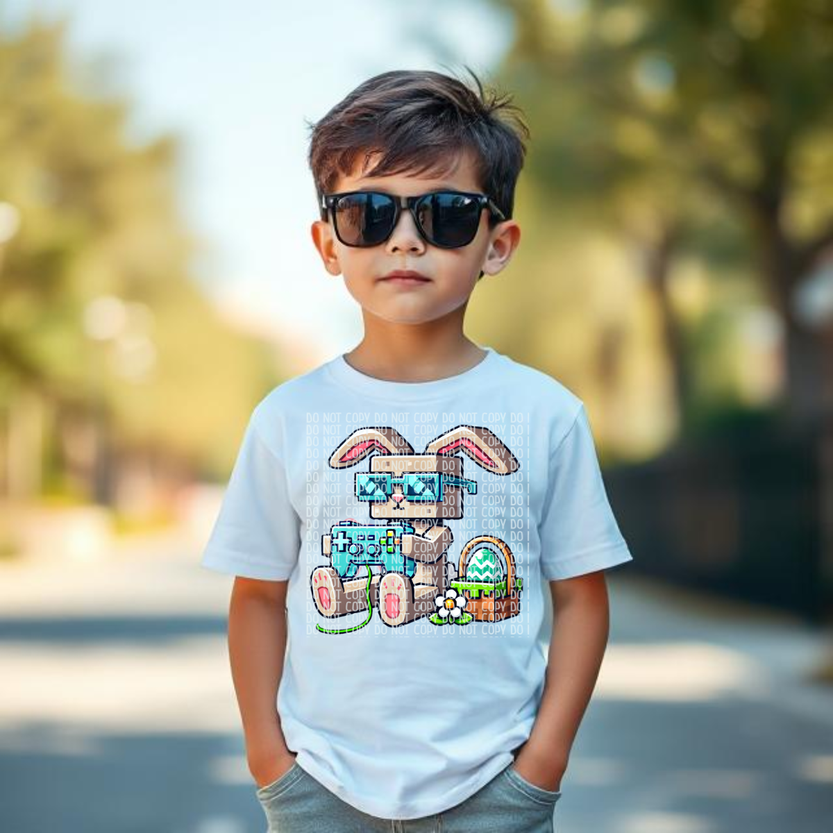 Blocky bunny-DTF TRANSFER (CFD) – WickedRebelSouls